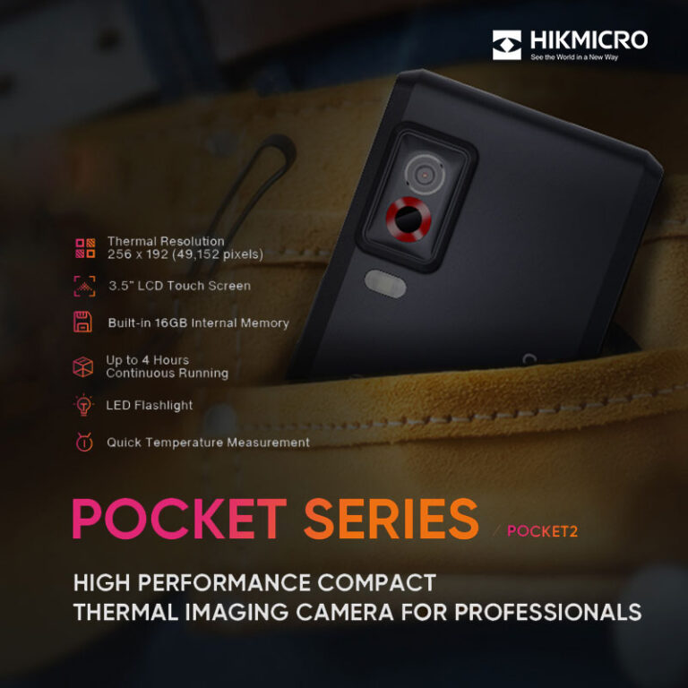 Hikmicro POCKET Series กล้องถ่ายภาพความร้อนแบบพกพา
